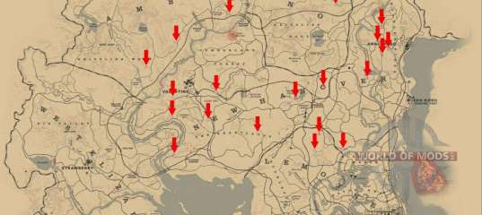 Where to find all the dream catchers in RDR 2? Detailed map for each ...