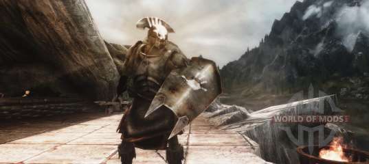 A set of armor and weapons of the Uruk-Hai for Skyrim