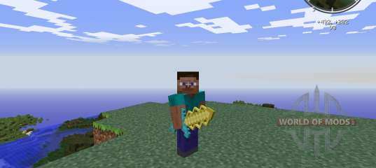 Cyan Warrior Swords for Minecraft