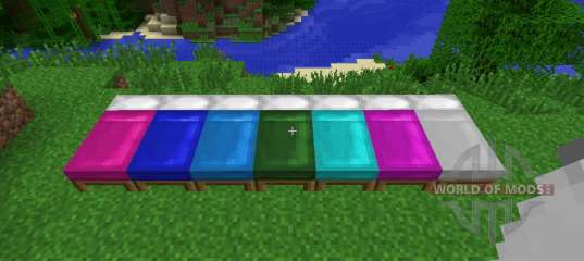 Dyeable Beds [1.7.2] for Minecraft