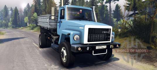 GAZ-3309 for Spin Tires