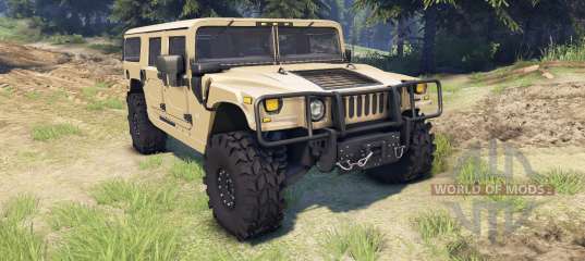 Hummer H1 tan for Spin Tires