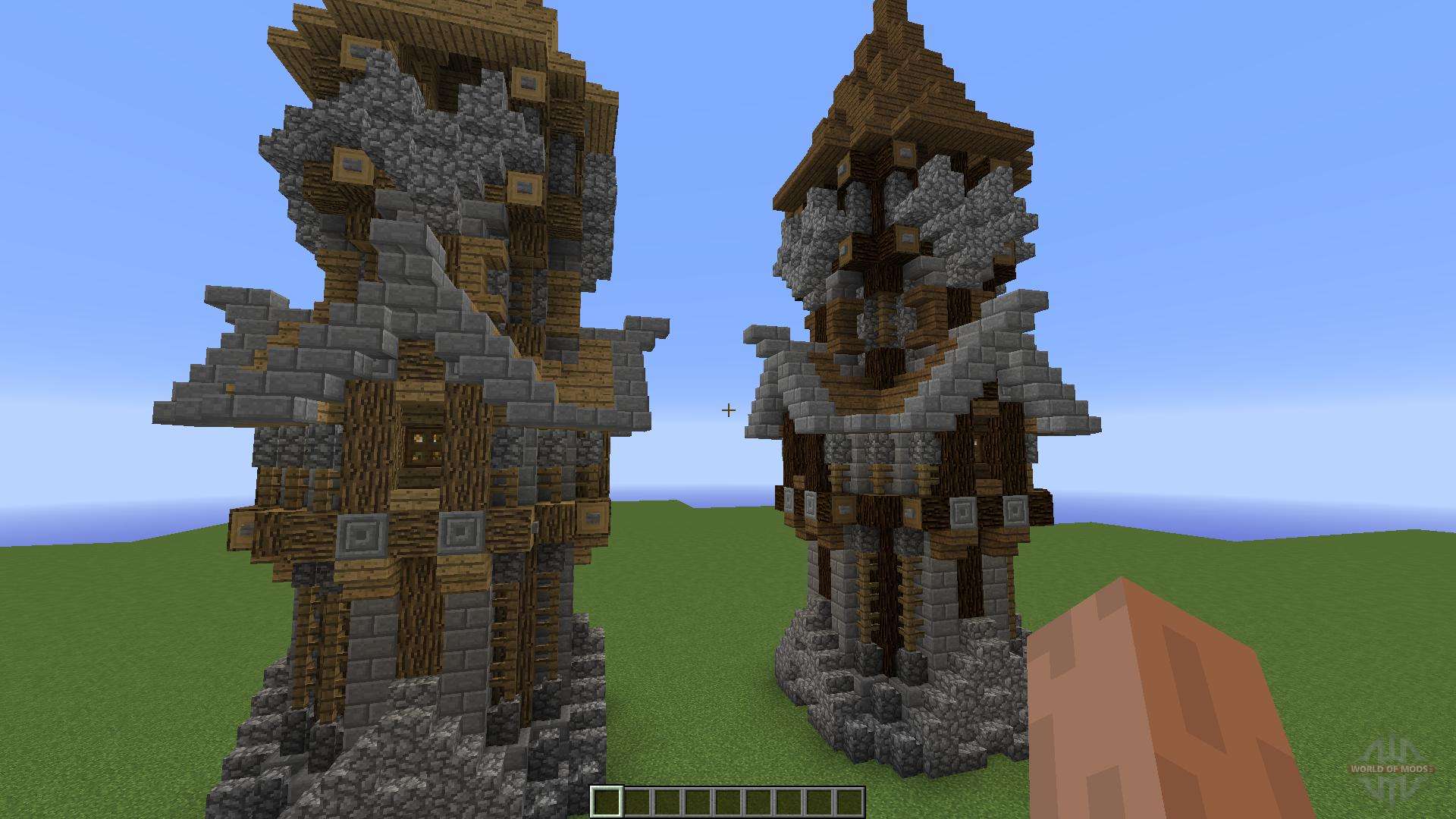 Medieval Tower Assorted Wood Variants For Minecraft Medieval Tower Assorted Wood Variants For Minecraft