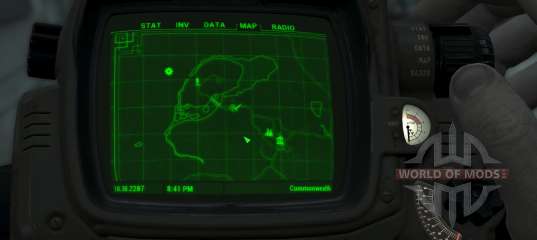 Immersive Map 4k - BLUEPRINT Inv. - Big Squares for Fallout 4