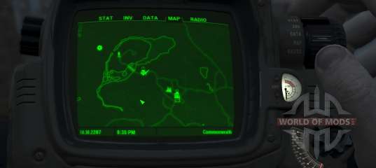 Immersive Map 4k - BLUEPRINT Inv. - No Squares for Fallout 4