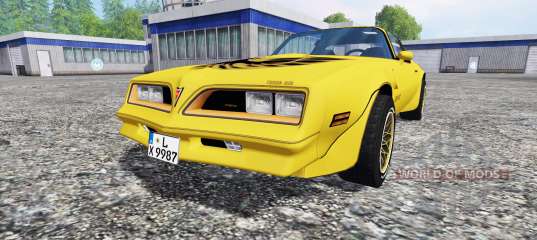 Pontiac Firebird Trans Am 1977 v1.2 for Farming Simulator 2015