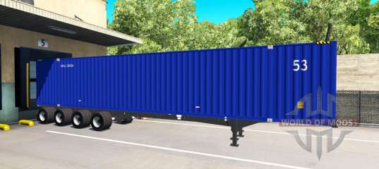 The Semi-Trailer Container 53 for American Truck Simulator