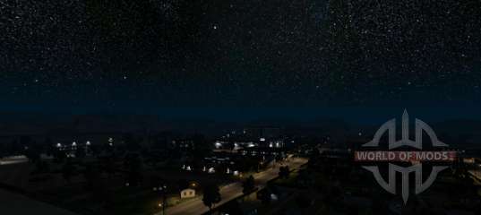 Starry sky for American Truck Simulator