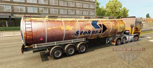 Rusty skins for trailers for Euro Truck Simulator 2