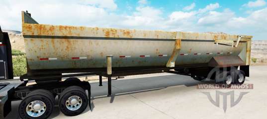 Tipper semitrailer with rust for American Truck Simulator