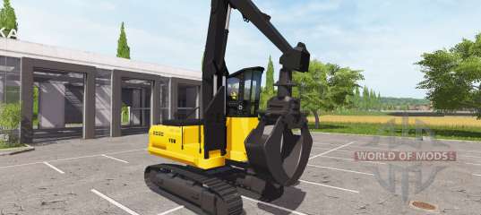 Grab backhoe loader for Farming Simulator 2017