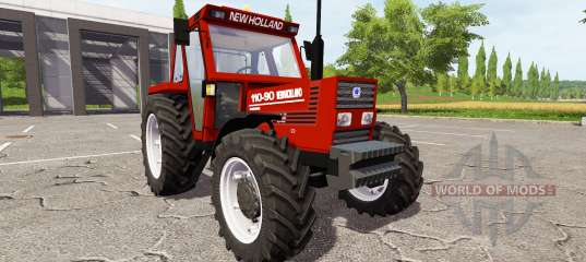 New Holland 110-90 Fiatagri red for Farming Simulator 2017