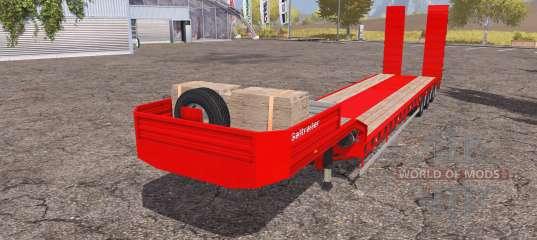 Lowboy red for Farming Simulator 2013