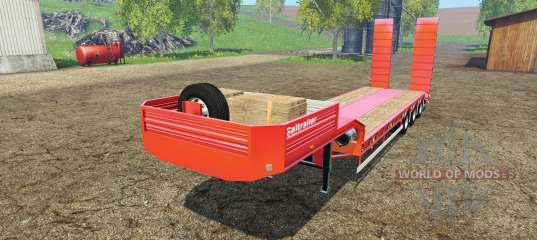 Galtrailer lowboy for Farming Simulator 2015