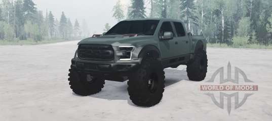 Ford F-150 Raptor SuperCrew 2016 for MudRunner