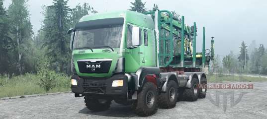 MAN TGS 8x8 for MudRunner