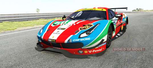 Ferrari 488 GTE for BeamNG Drive