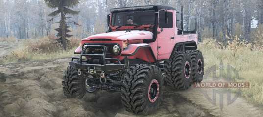 Toyota Land Cruiser 40 6x6 for MudRunner