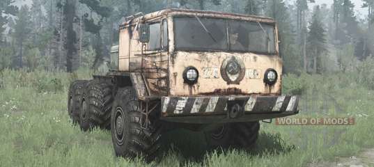MAZ 535 6x6 for MudRunner