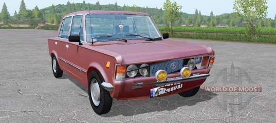 Fiat 125p crashed for Farming Simulator 2017