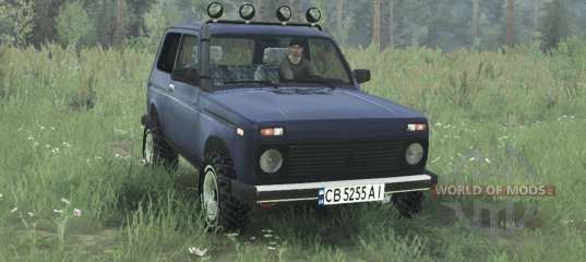 LADA Niva (21213) 2005 purple blue for MudRunner