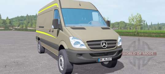 Mercedes-Benz Sprinter LWB High Roof Van 2006 for Farming Simulator 2017