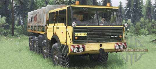 Tatra T813 TP 8x8 1967 v1.6 for Spin Tires
