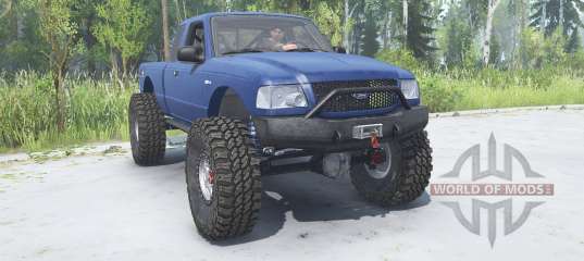 Ford Ranger XLT FX4 Extended Cab 2003 lifted for MudRunner