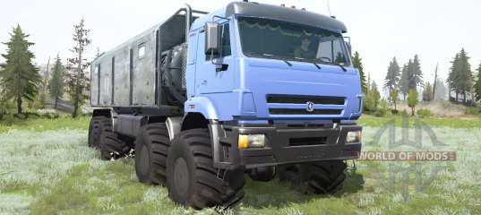 KamAZ-63501 Mustang for MudRunner