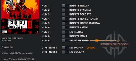 Red Dead Redemption 2 Trainer