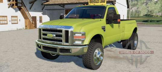 Ford F-350 oversize load for Farming Simulator 2017