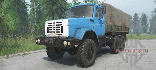 ZIL-4334 blue color for MudRunner