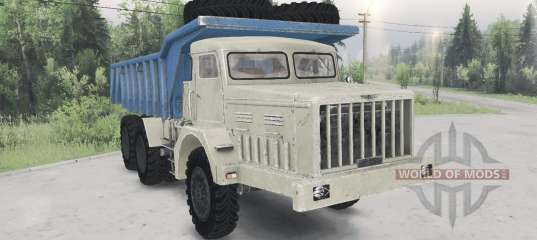 The MAZ-530-beige-blue color for Spin Tires