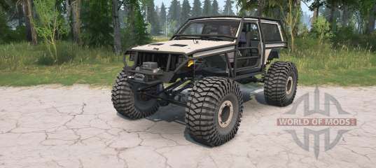 Jeep Cherokee 2-door (XJ) crawler for MudRunner