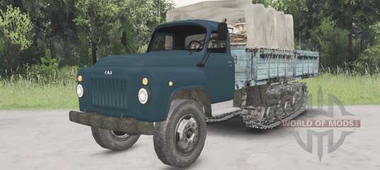 GAZ-53 half-track for Spin Tires