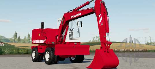 Poclain 61 v1.0.0.1 for Farming Simulator 2017