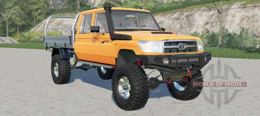Toyota Land Cruiser Double Cab (VDJ79) 2012 for Farming Simulator 2017