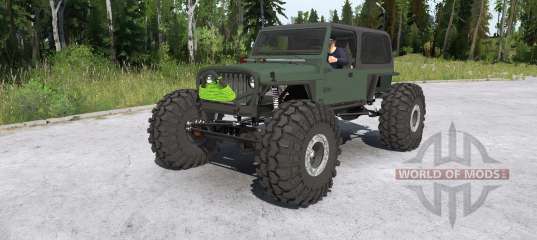 Jeep Wrangler crawler for MudRunner