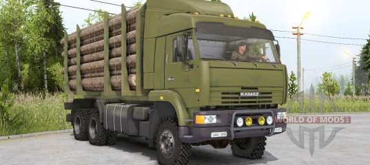 Kamaz-6522ⴝ for Spin Tires