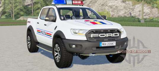Ford Ranger Raptor Double Cab 2019〡Politia for Farming Simulator 2017