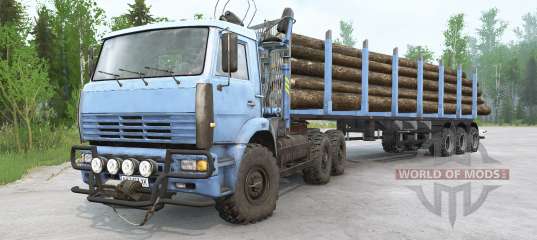 KAMAZ-65221 v2.0 for MudRunner