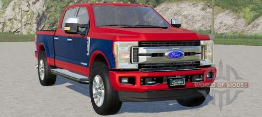 Ford F-250 Super Duty King Ranch Crew Cab 2017 for Farming Simulator 2017