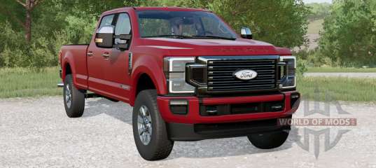 Ford F-250 Super Duty Platinum Crew Cab 2021 for Farming Simulator 2017