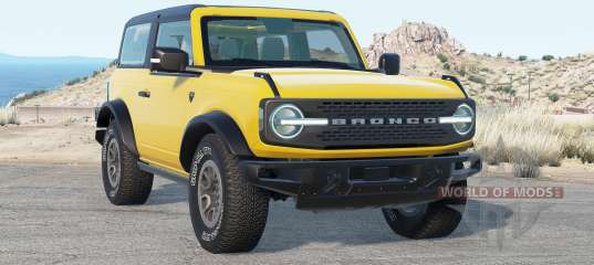 Ford Bronco 2-door First Edition 2021 for BeamNG Drive