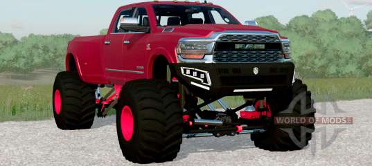 Ram 3500 Crew Cab Dually (D2) 2019〡Mud Truck for Farming Simulator 2017