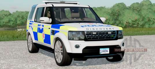 Land Rover Discovery 4 UK Police for Farming Simulator 2017