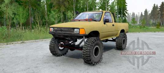 Toyota Hilux Single Cab 1989〡crawler for MudRunner