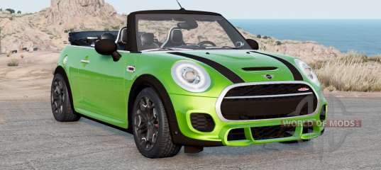 Mini Cooper S Cabrio John Cooper Works Package (F57) 2015 for BeamNG Drive