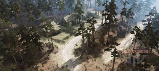 Map Swamp for MudRunner