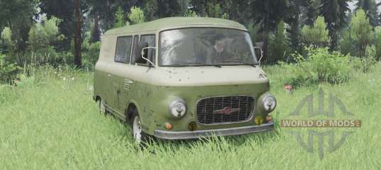Barkas B1000 KM 1961 for Spin Tires